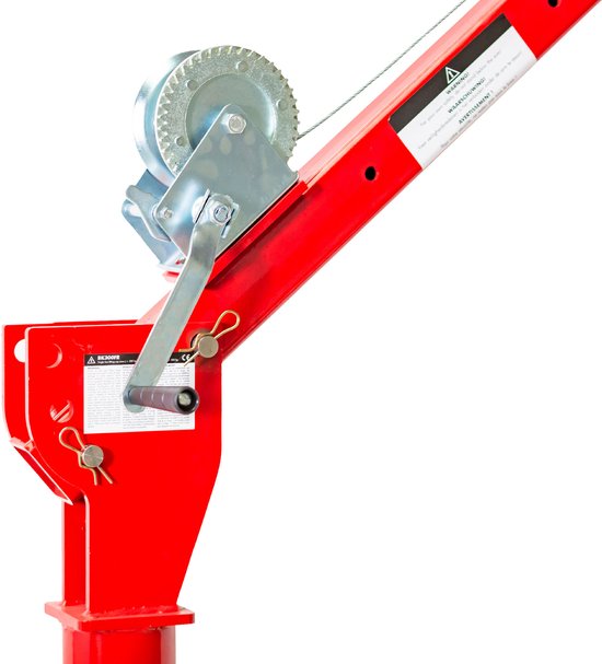 Mobiele kraan 300 kg met manuele lier MW Tools BK300M | bol