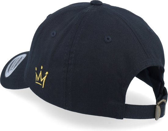 Hatstore- Crown Side Embroidered Black Dad Cap - Iconic Cap | bol