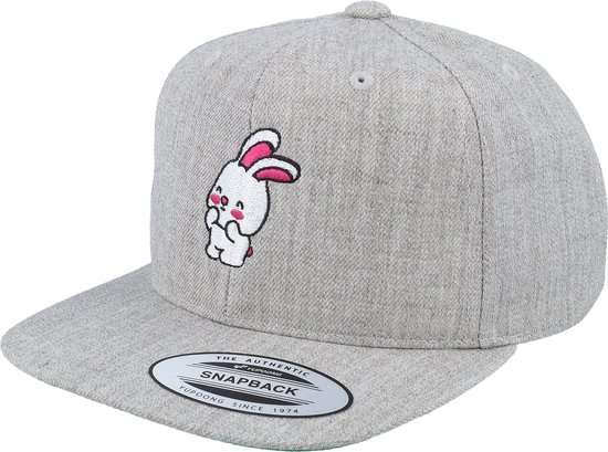 Hatstore- Kids Little Baby Bunny Grey Snapback - Kiddo Cap Cap | bol