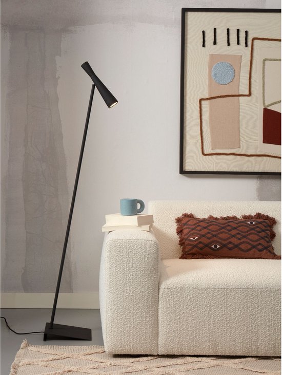 it's about RoMi Bordeaux vloerlamp - Staande lamp van metaal - Zwart ...