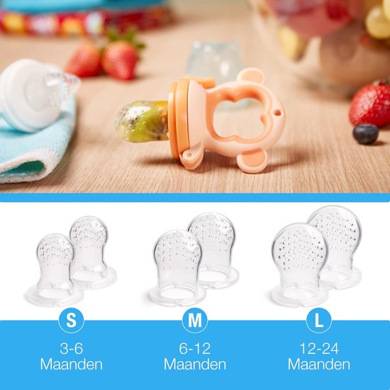 6 Silicone Spenen in 3 Maten | Veilig + BPA-Vrij Fopspeen Borst Spenen ...
