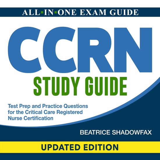 CCRN Study guide, Beatrice Shadowfax | 9798882403354 | Boeken | bol