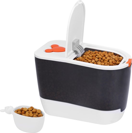 Belle Vous Dierenvoer Opslag container met Schep - Plastic ...