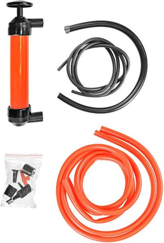 Olie/vloeistof lucht- en hevelpomp 2 in 1 - Siphon/sifonpomp - Auto ...