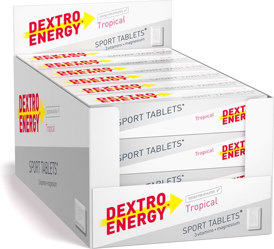 Dextro Energy Sport Tablets - 24 x 14 stuks - Druivensuiker Tabletten ...