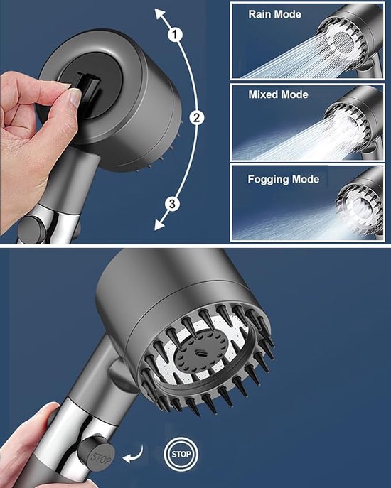 Energy Saving Shower Head / Premium Material - waterbesparende ...