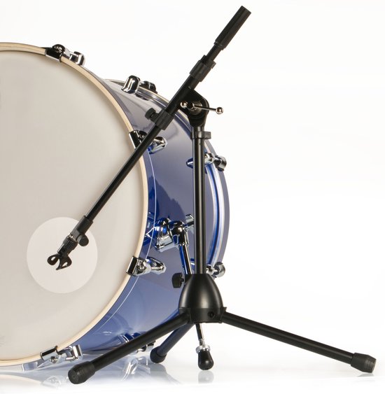 MUSIC STORE MIC 7 basdrumstatief zwart,telescoopgalgen,drievoet ...
