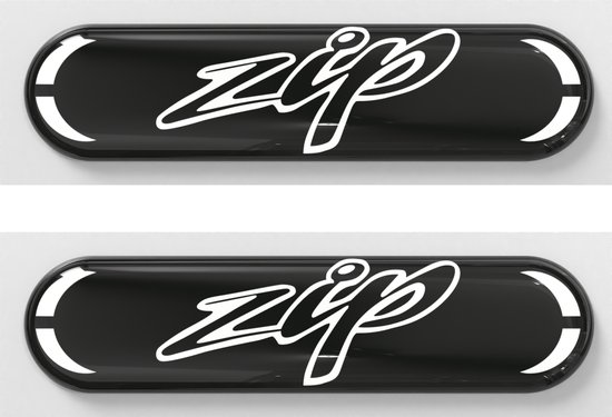 3D Reflectoren Wit - Piaggio Zip - Zelfklevende Reflector Zijkant - Set ...