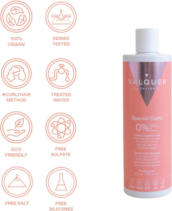 Shampoo voor Krullend Haar Special Curls Valquer | bol