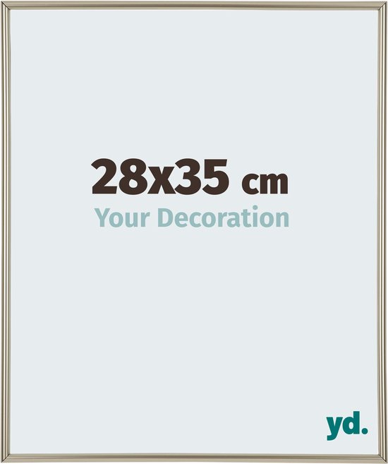 Fotolijst 28x35 cm - Kunststof - Champagne - Annecy | bol
