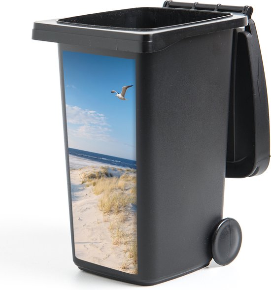 Container sticker Duin - Meeuw - Strand - Zee - Zon - 38x80 cm - Kliko ...