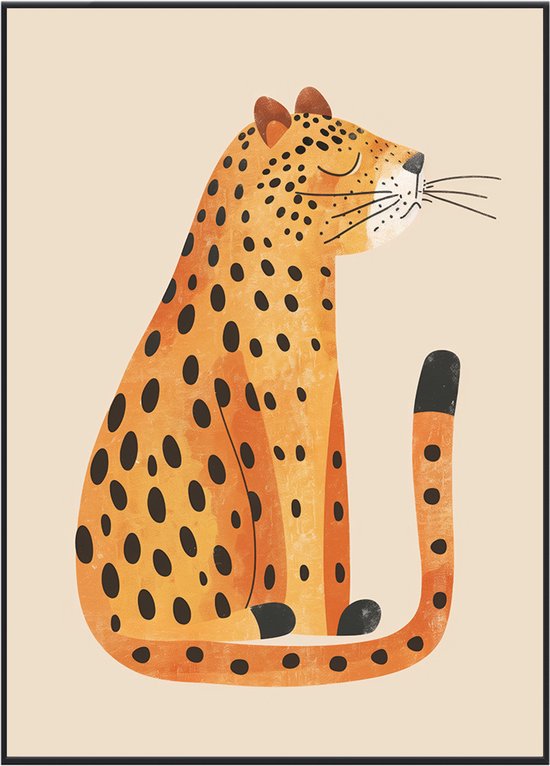 No Filter kinderkamer poster - Tijger - Safari print -babykamer ...