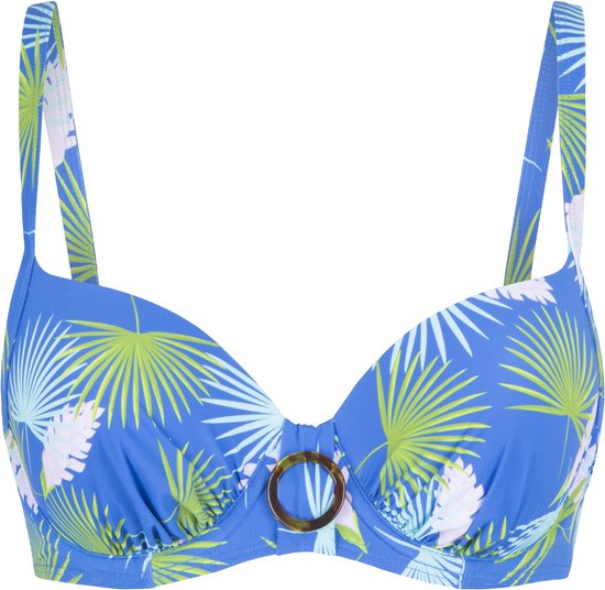 LingaDore Voorgevormde Bikini Top - 6512BT - Palm leaf print - 38F | bol