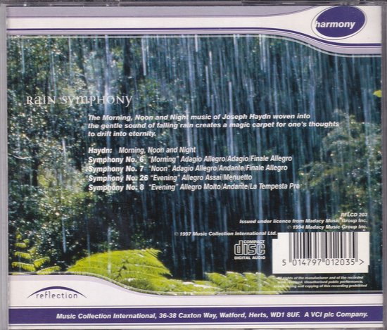 Rain Symphony, Sound Effects/Tring | Muziek | bol