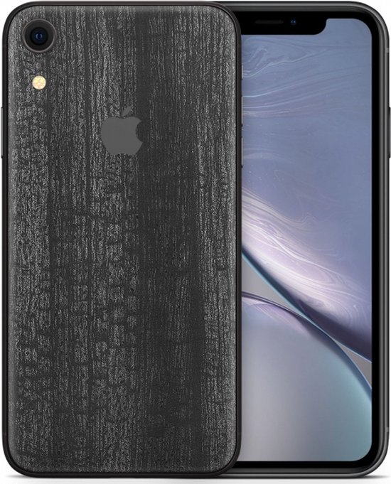 dskinz Back Skin Sticker Geschikt voor Apple iPhone Xr - Charcoal | bol.com