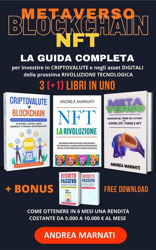 Blockchain NFT Metaverso (ebook), MARNATI ANDREA | 9791220885881 ...