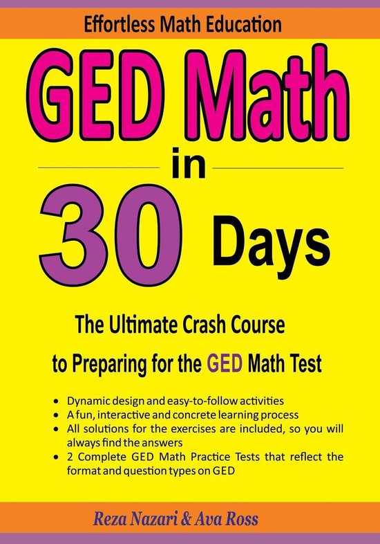 GED Math in 30 Days | 9781985207912 | Reza Nazari | Boeken | bol