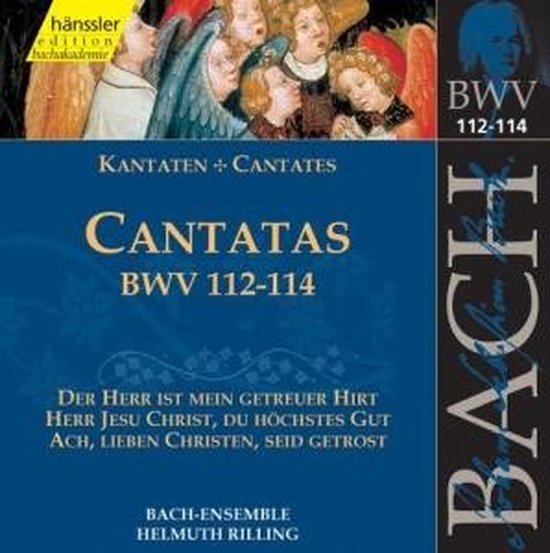 Bach-Ensemble, Helmuth Rilling - J.S. Bach: Cantatas Bwv 112-114 (CD ...