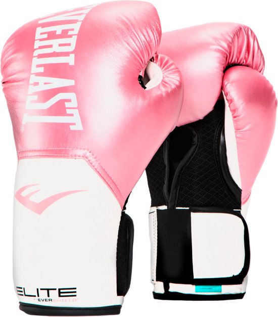 Everlast (kick)bokshandschoenen Pro Style Elite Roze/Wit 10oz | bol