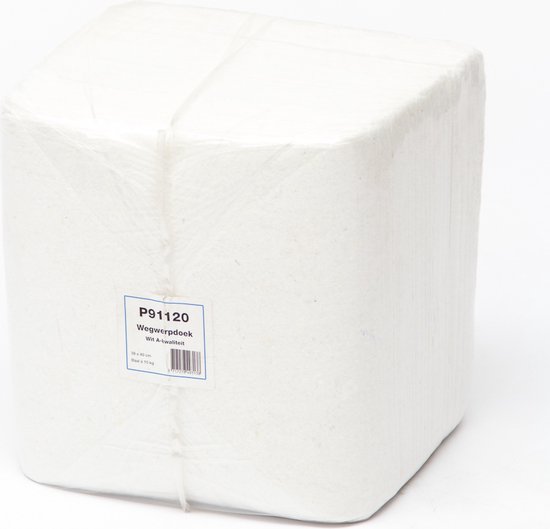 Poetsdoeken wit gemolton 10 kg | bol
