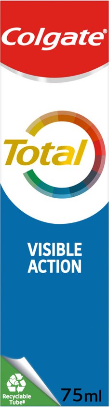 Colgate Total Visible Action Tandpasta 4 x 75ml - Voordeelverpakking ...