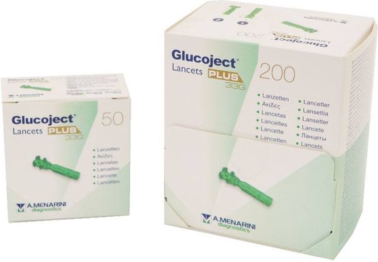 Glucoject Lancets Plus 33g 200 44123 | bol