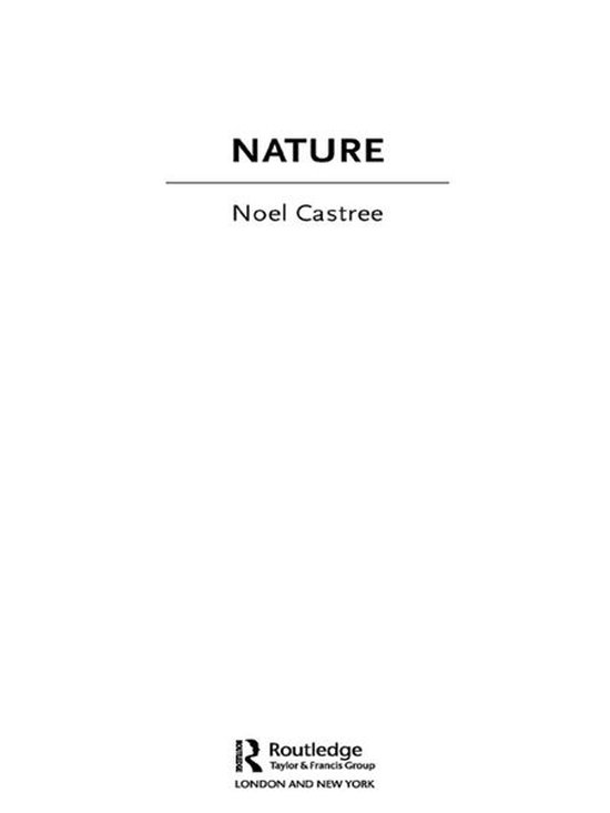 Key Ideas in Geography - Nature (ebook), Noel Castree | 9781134302154 ...