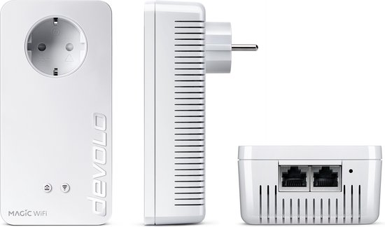 Devolo Magic 2 WiFi next Starter Kit 2400 Mbit/s Ethernet LAN Wit 2 stuk(s) | bol