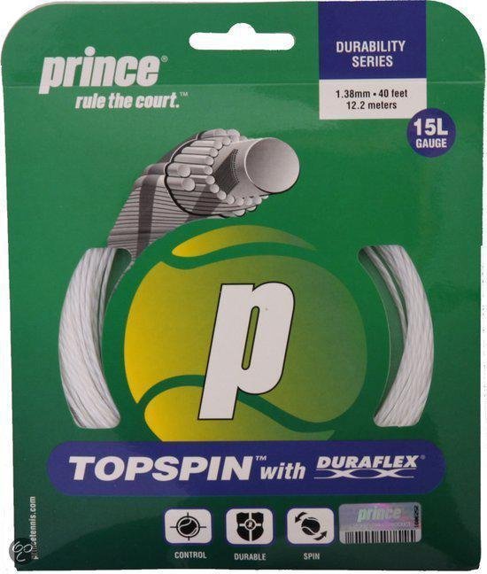 Prince Topspin 15L Set White 1.38 | bol