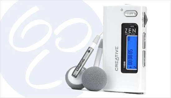 Creative Zen Nano Plus 512 MB - Wit | bol