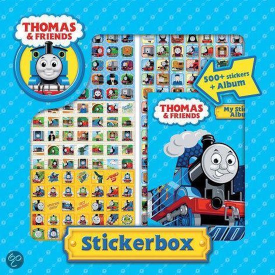 Thomas Stickerbox 500+ Stickers + Album | bol.com