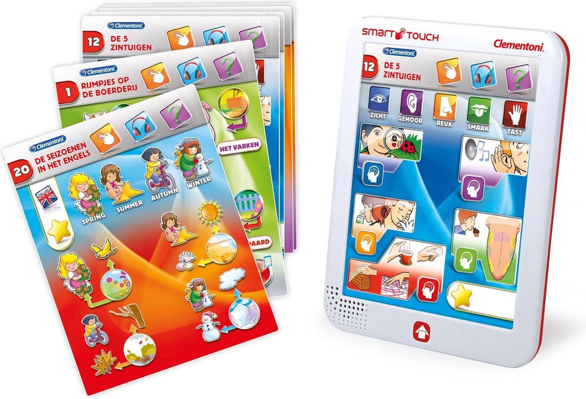 Clementoni Cards Touch Tablet Junior 21-delig | bol.com