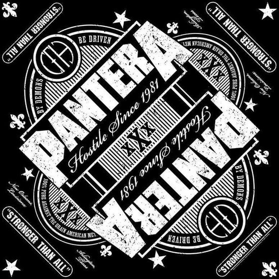 Pantera Bandana Stronger Than All Zwart | bol.com