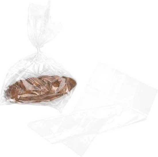 Plastic Zakken 30,5x15,2x61cm met zijvouw (200 stuks) | Plastic zak ...