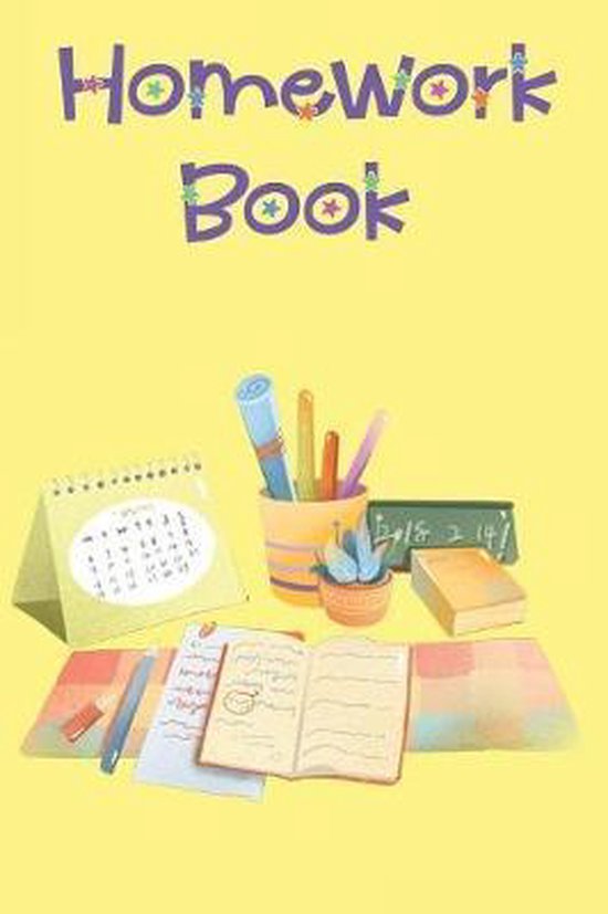 Homework Book: Study Planner for Writing Down Homework Week at a Glance ...