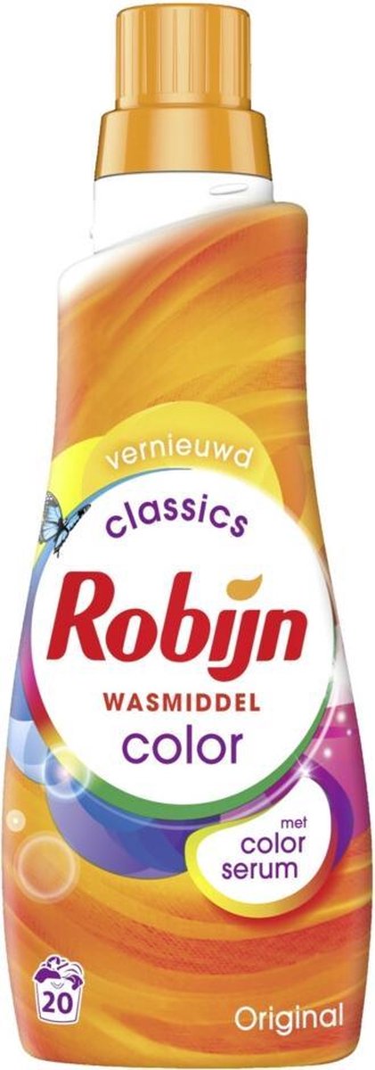 Robijn Klein & Krachtig Wasmiddel Color 700 ml | bol