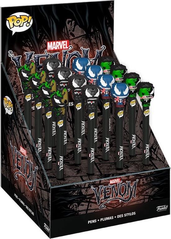 Marvel Max Venom Pen Toppers | bol