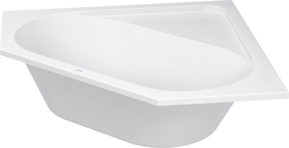 Duravit D-code hoekbad 140x140 cm zonder poten, wit | bol.com