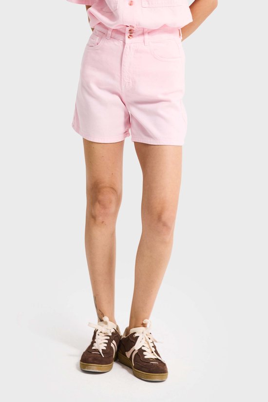 It's Basic - MINI DENIM SHORT - BLUSH | bol