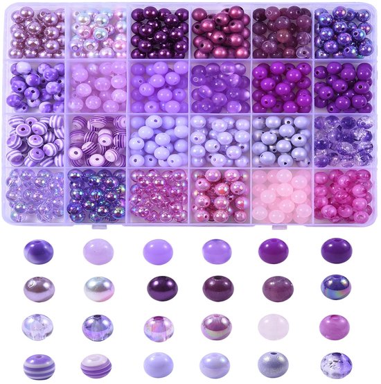 Dailygoody - Gemengde Stijlen Acryl Kralen DIY Kit - Creatieve Kralen ...