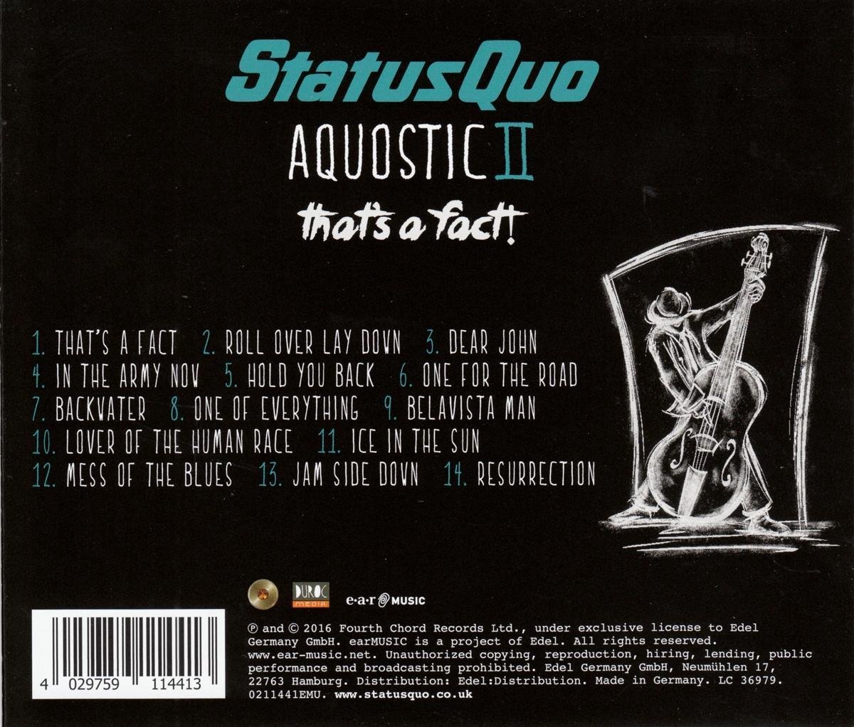 Aquostic Ii - That's A Fact, Status Quo | CD (album) | Muziek | bol.com