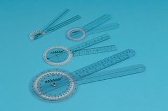 Goniometer transparant Jamar®, 20 cm 180° (per 1°) | bol