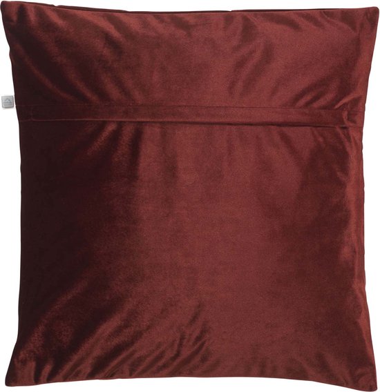 SAMLA - Kussenhoes bordeaux 50x50 cm - rood - Dutch Decor | bol.com