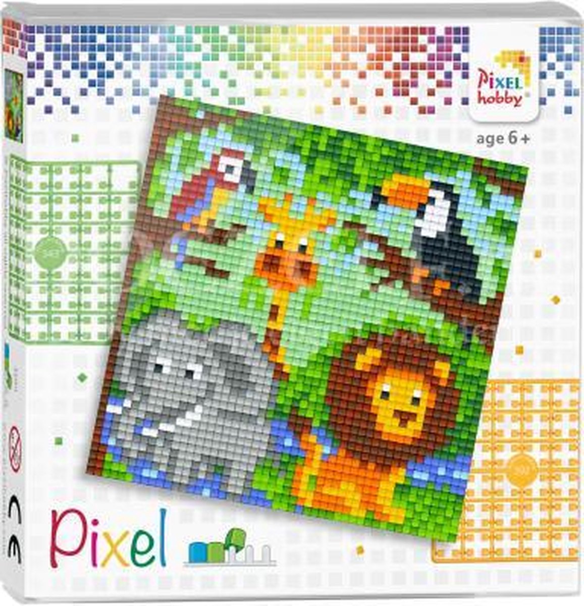 Pixelhobby Complete Set - Dierenrijk | bol.com