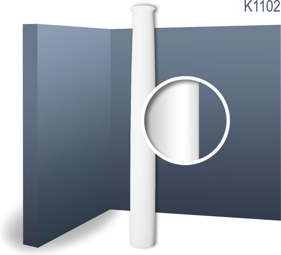Fût de Colonne entière Forme en relief classique Orac Decor K1102 LUXXUS Elément... | bol