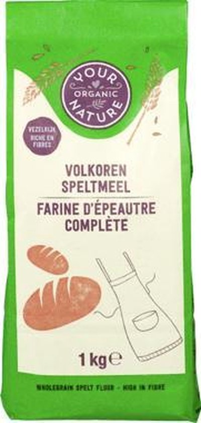Your Organic Nature Speltmeel Volkoren 1 kg | bol