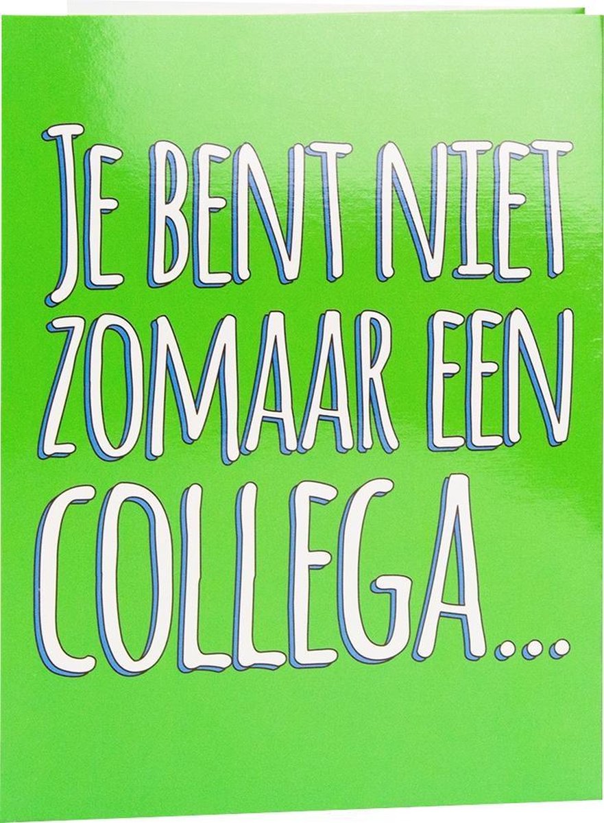Wenskaart Collega 17cm | bol.com