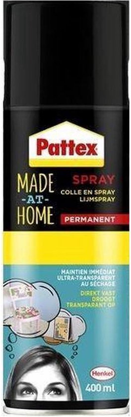 Pattex Made at Home Spray Permanent 400 ml | bol.com