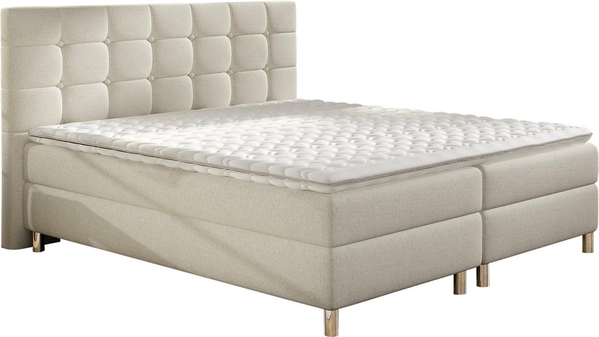 Boxspring Parijs beige 160x200 | bol.com
