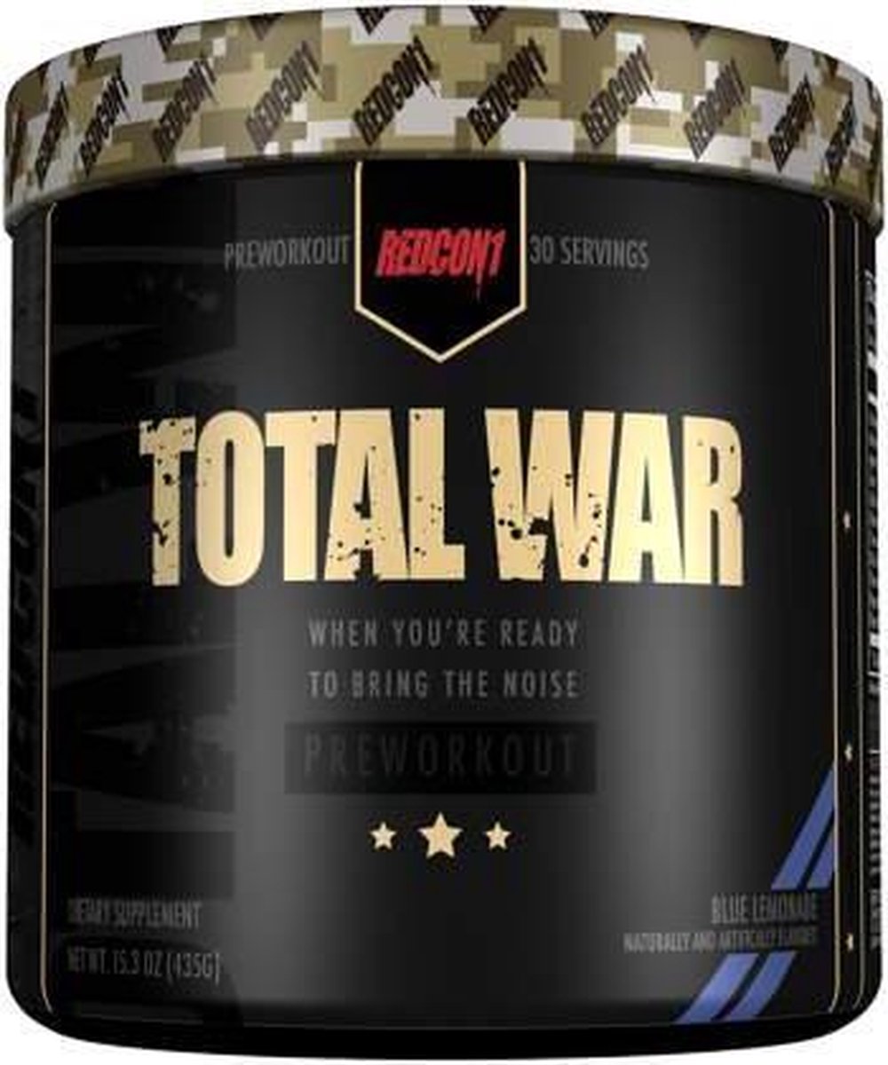 Pre-Workout - Total War Pre-Workout - 392g - Redcon1 - Green Apple ...